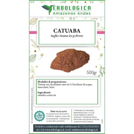 vendita acquisto on line corteccia di catuaba in polvere