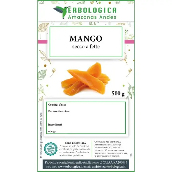 mango secco come si usa e benefici
